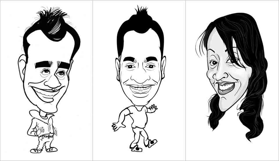 Our Cartoon Portrait Illustrations Portfolio – Maa Illustrations