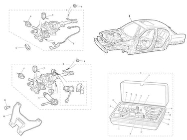 Latest Exploded Illustration for Automobile Industry – Maa Illustrations